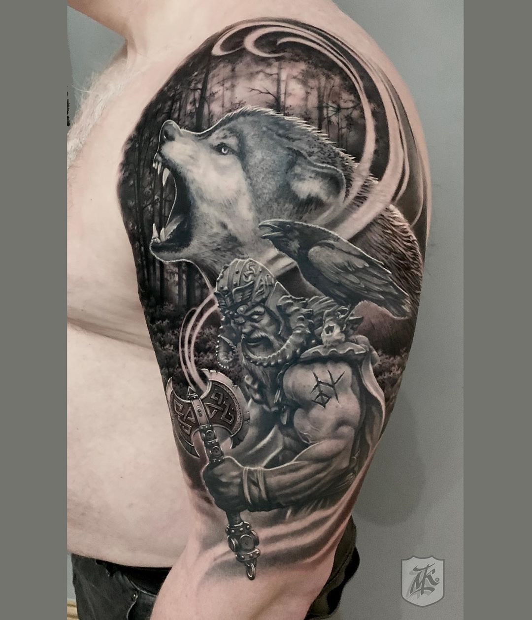 Dacian Wolf Tattoo