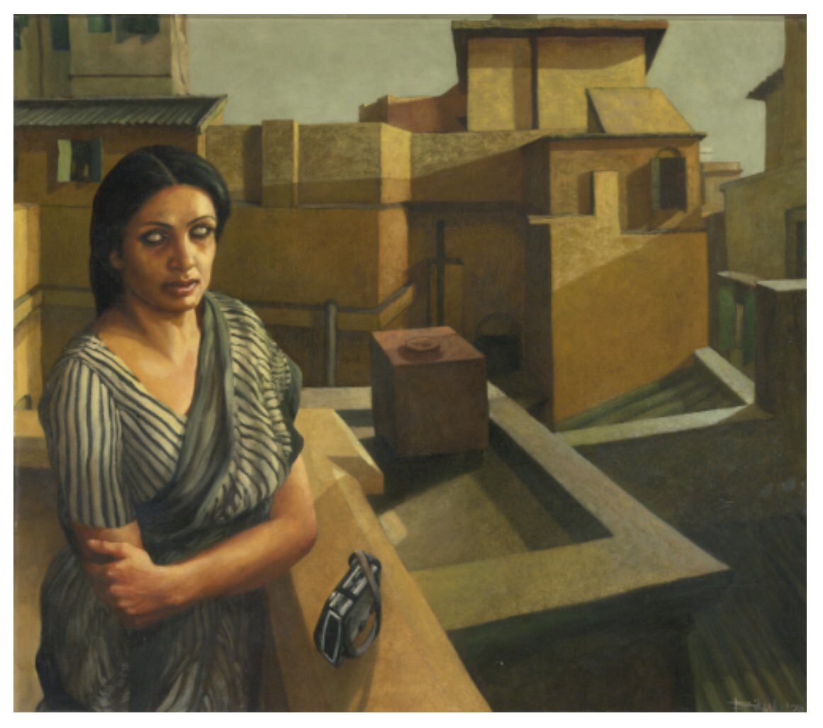 Bikash Bhattacharjee Paintings
