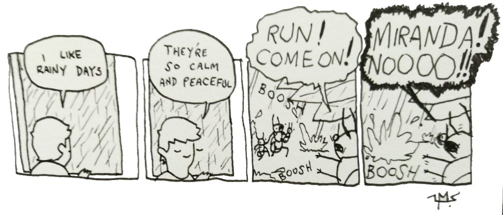 「here's my guest comic for explosm https://t.co/f13ahgJnX8 」zachの漫画