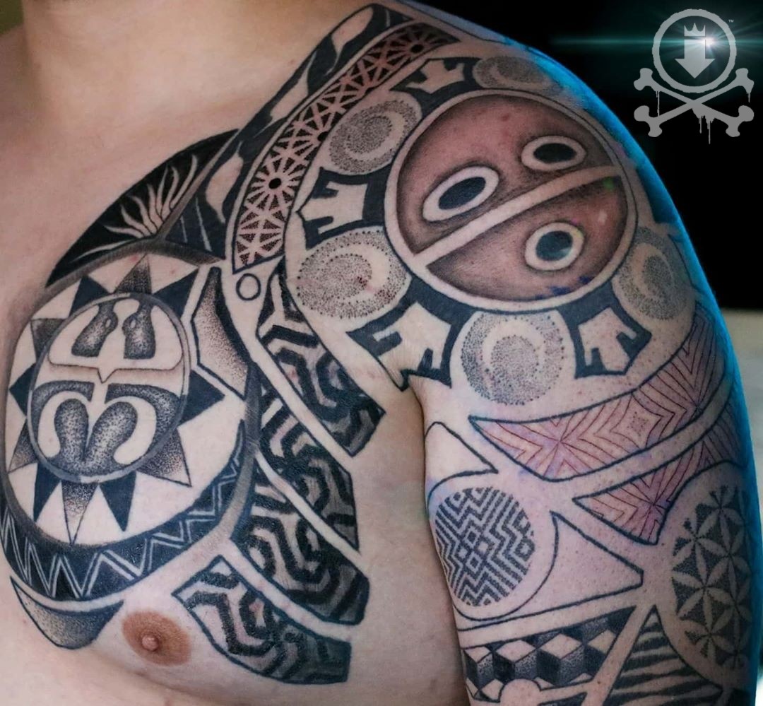 Polynesian Taino Tattoos Puerto Rican Tribal Tattoo Artistry: Taino