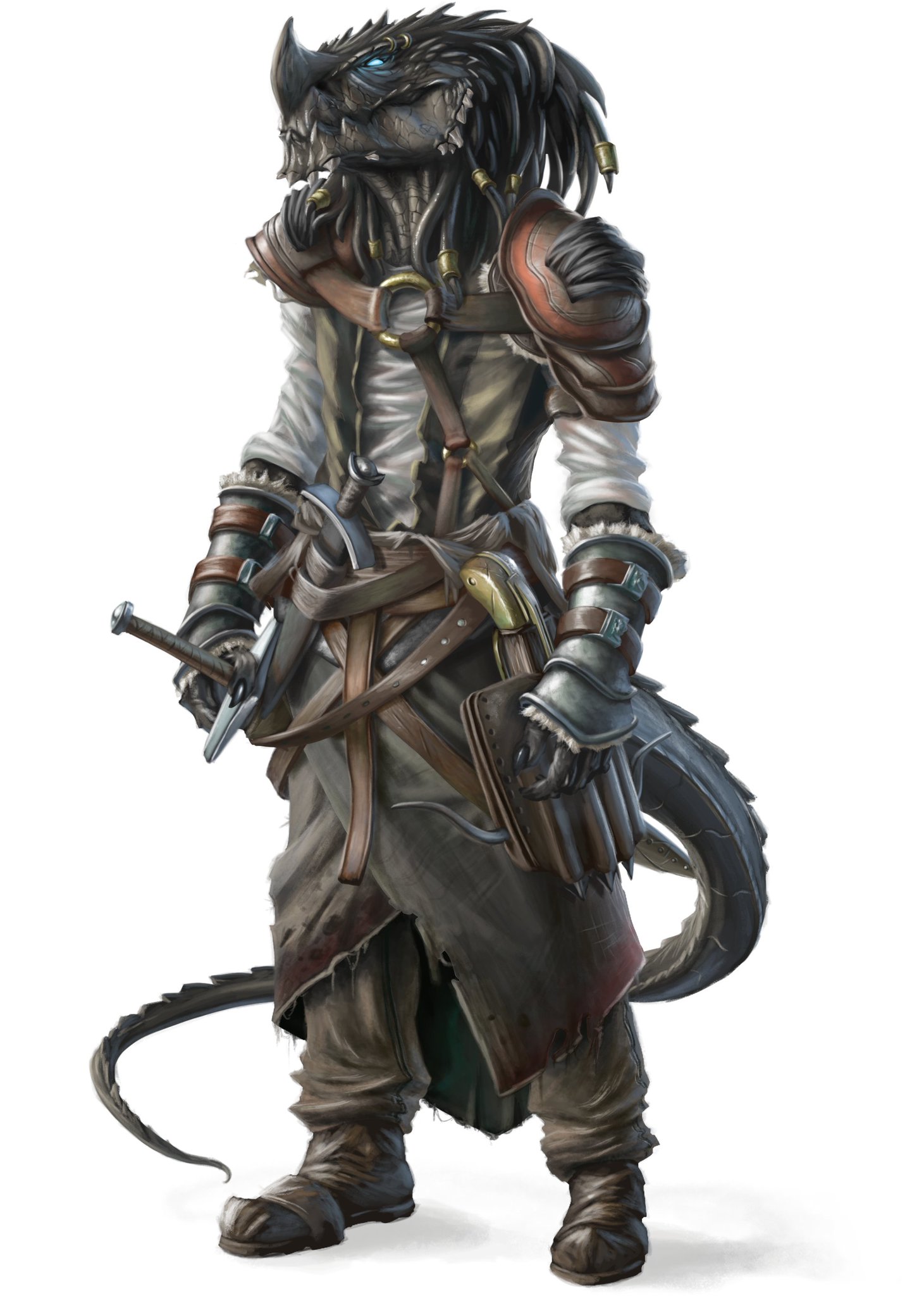 Dandd Black Dragonborn