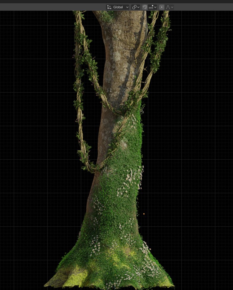 Wip Trees #b3d #blender #b3d #blender Eris snail @erisdraw3d