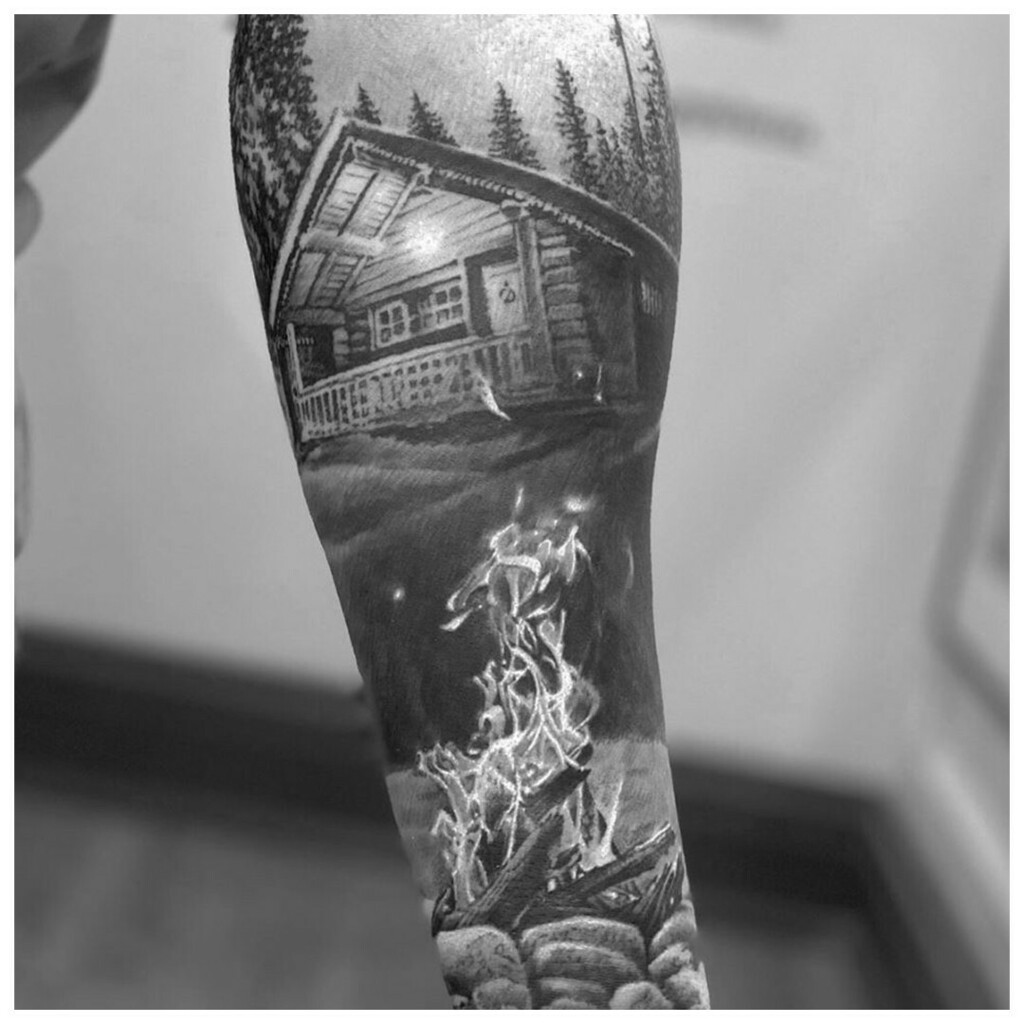 Campfire Tattoo Ideas