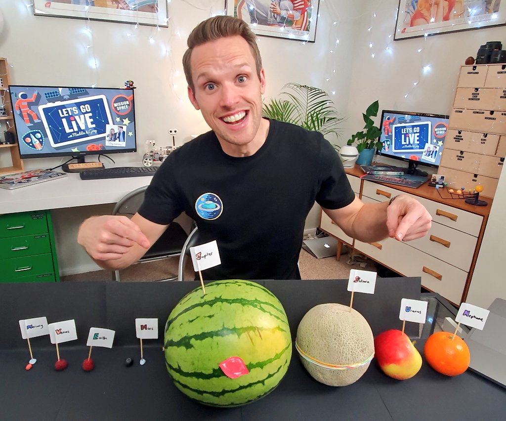 Fruit Solar System Model Solar System Project: Making My Model