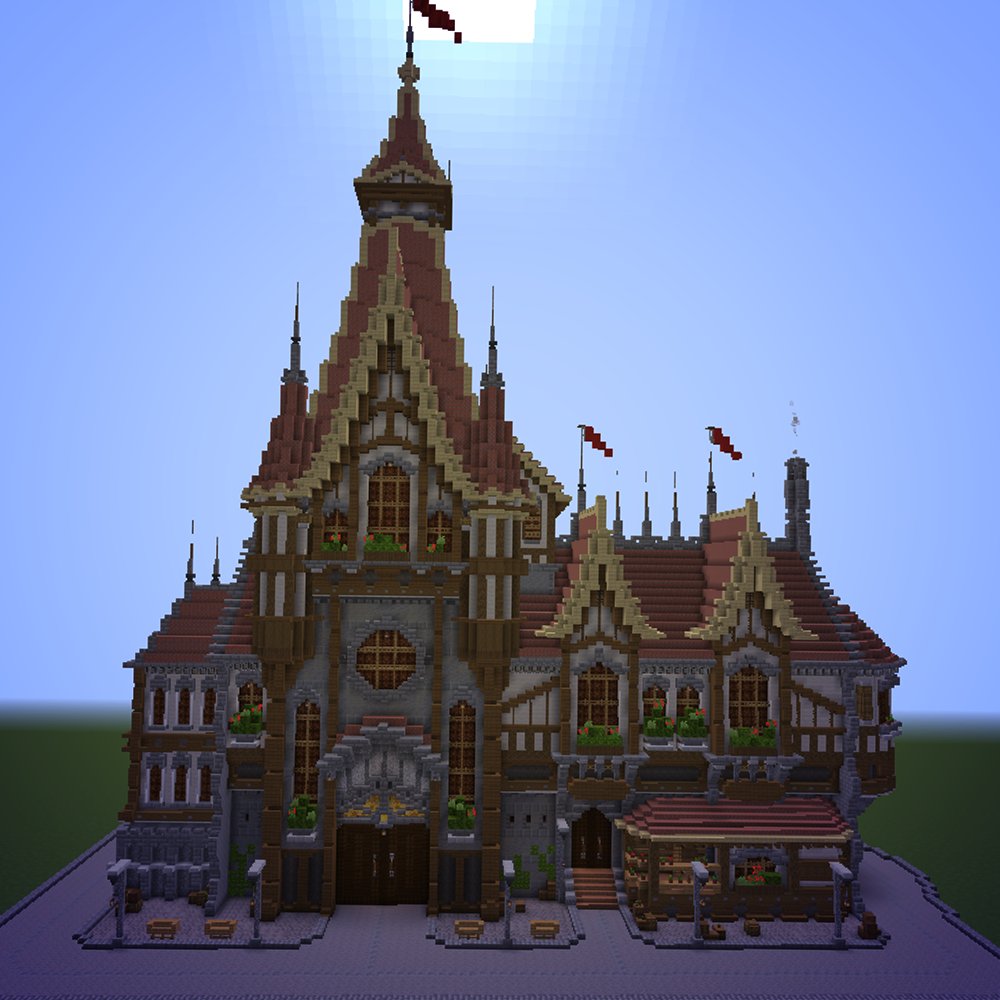 Victorian Style Minecraft House This Victorian Style Mansion Is An