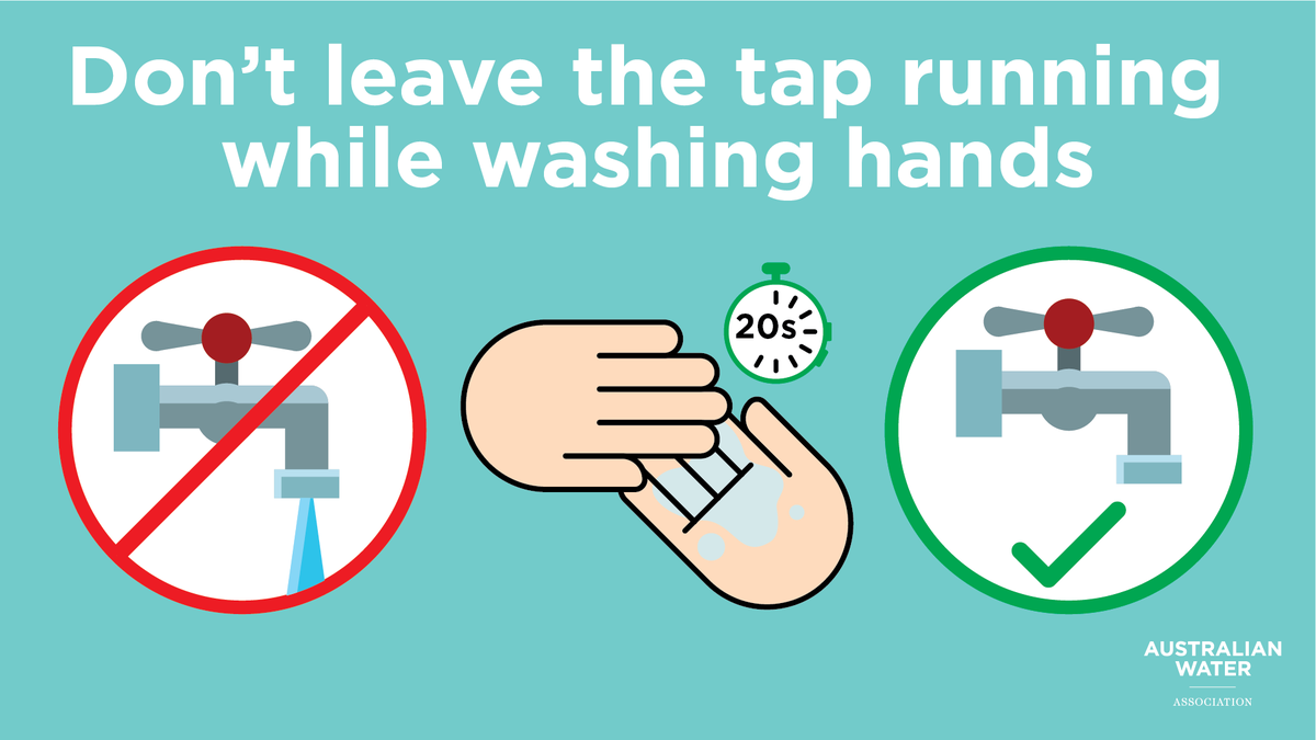 Turn Off Water Washing Hands