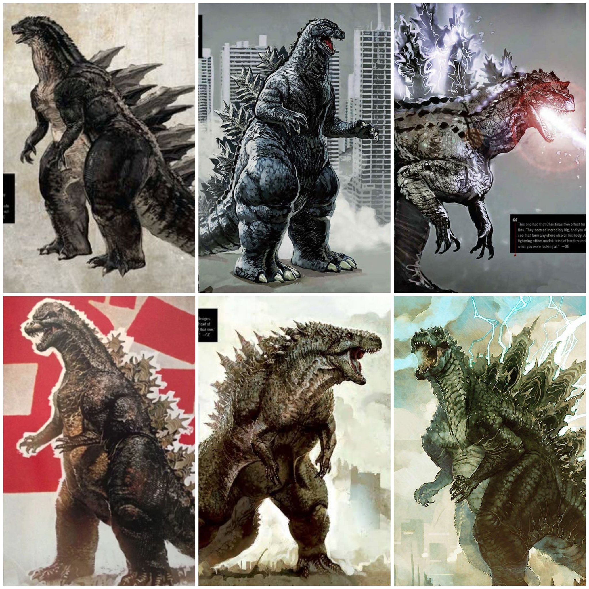 Godzilla Concept Art
