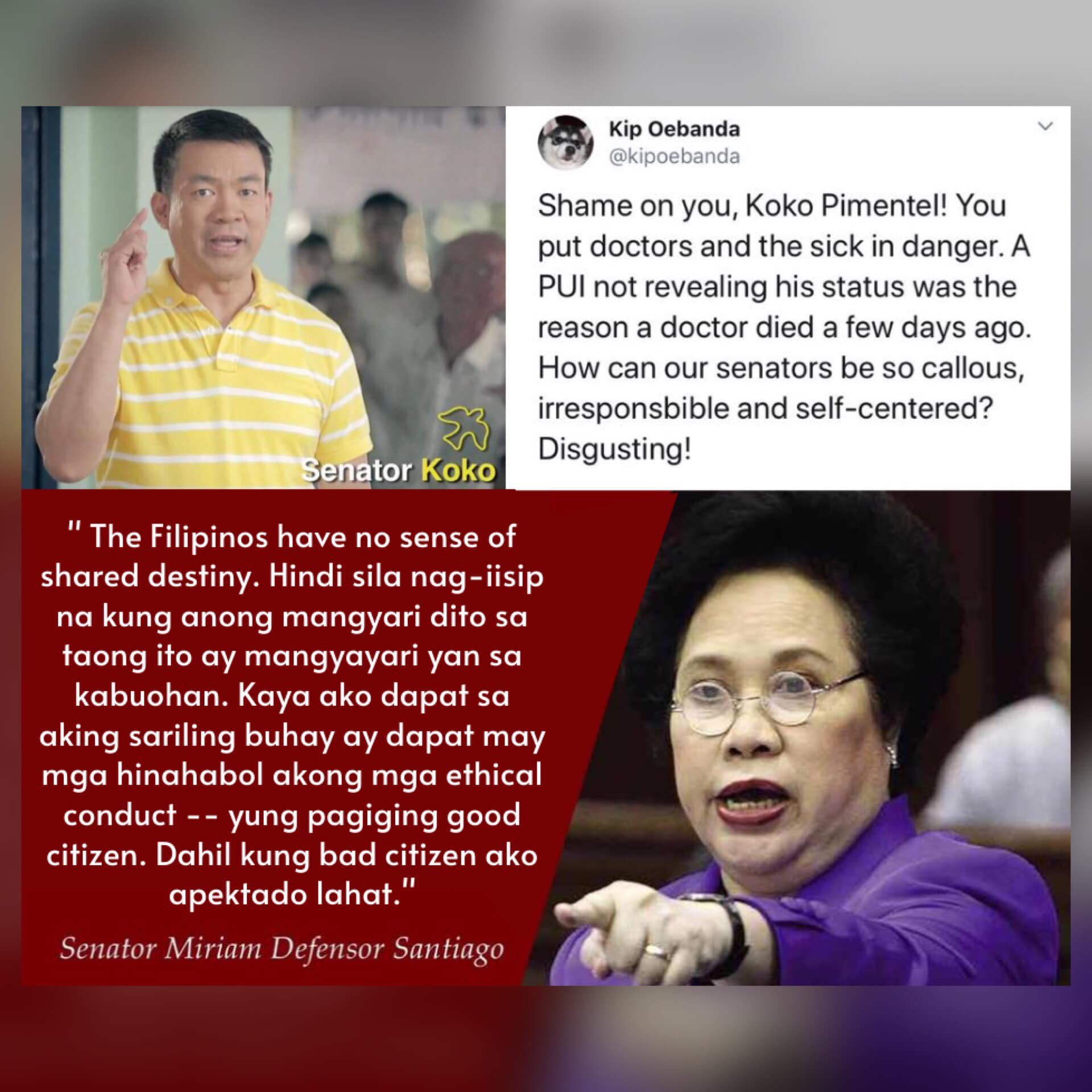 Senator Miriam Memes