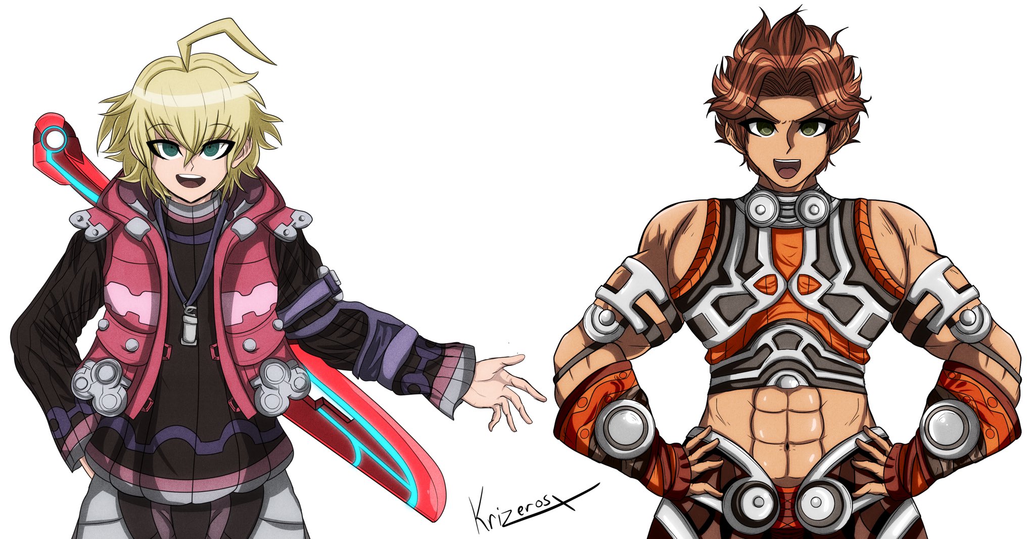 Shulk Xenoblade Sprite
