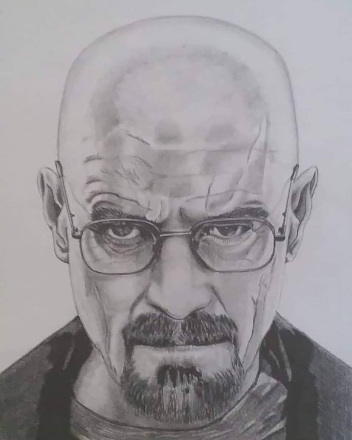Walter White Drawing From Show