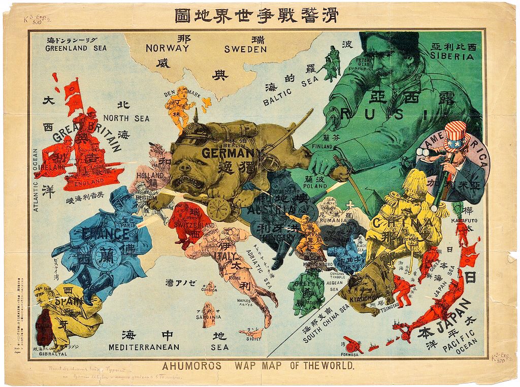 War World Map Japan