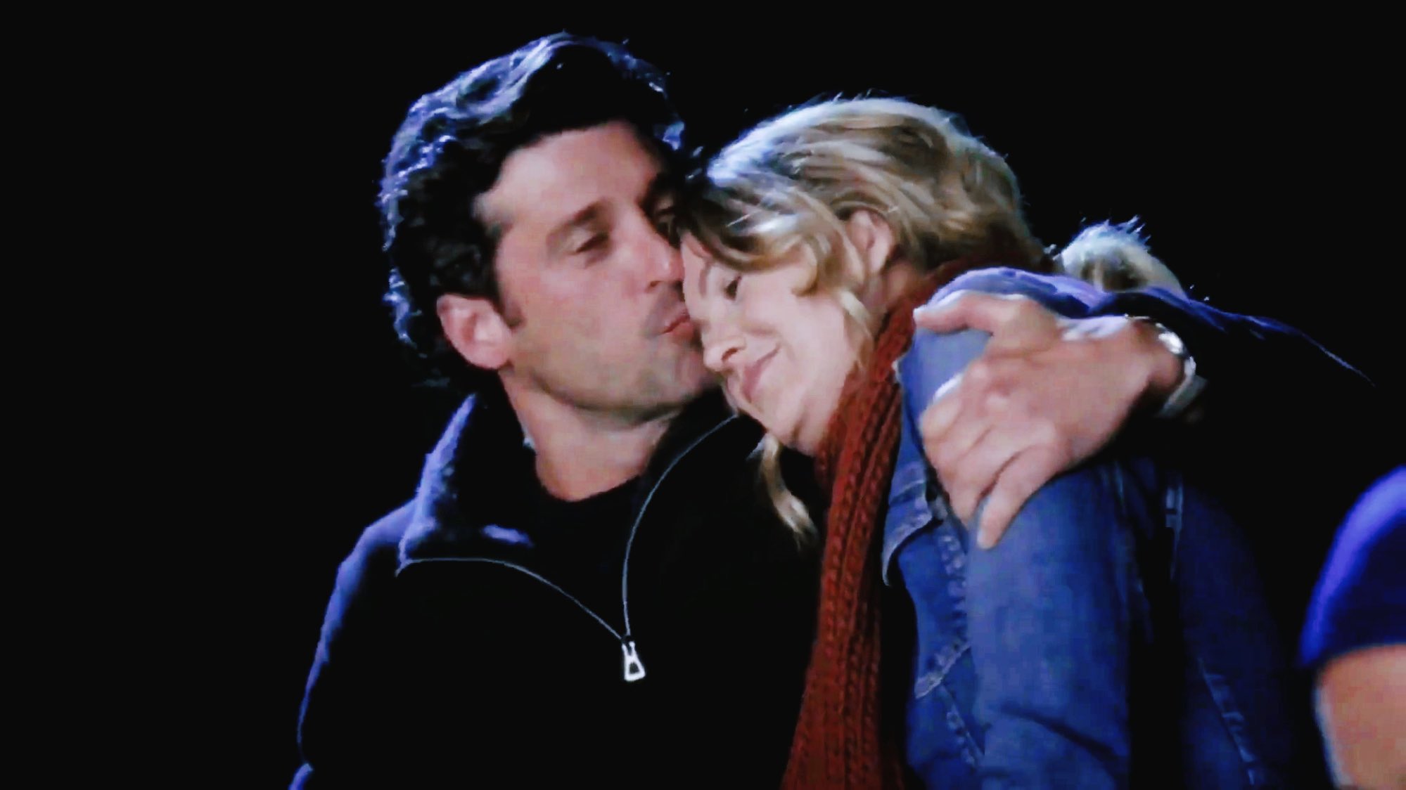 Meredith And Derek Kiss