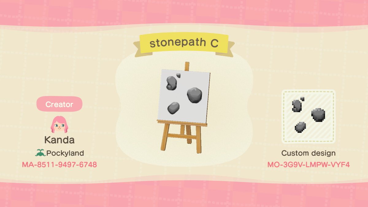 Animal Crossing Qr Codes Stone Paths