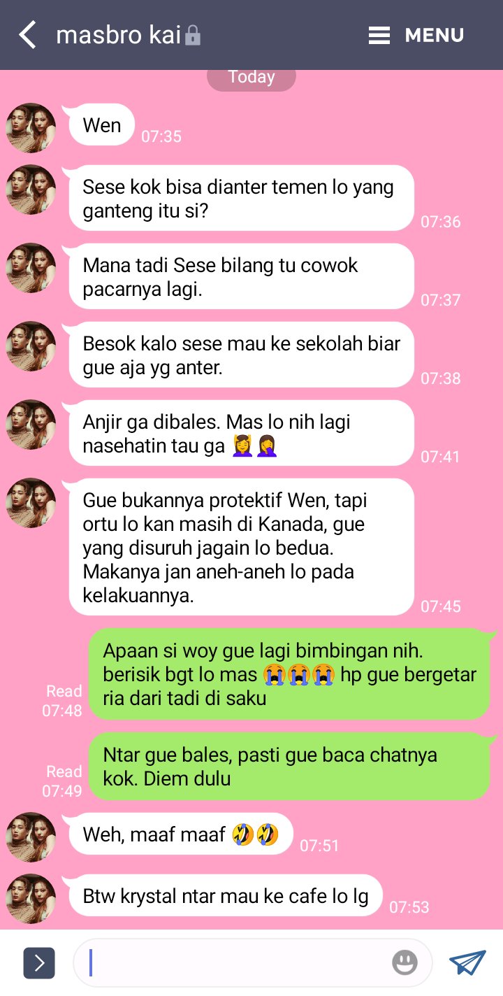 YEOLO 🔜💪🏻 on Twitter: "beloman aja di sleding sama mas Kai 😌 - "Good Story" - #WENYEOL AU # ...