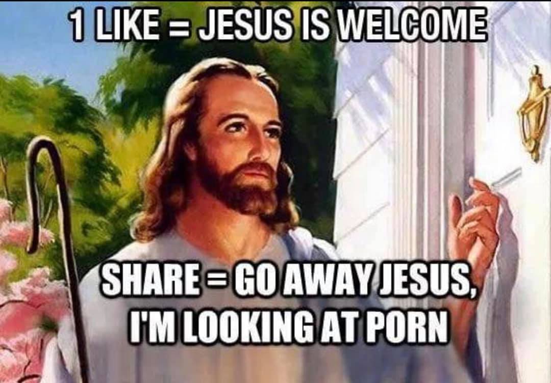 Go Away Jesus Meme