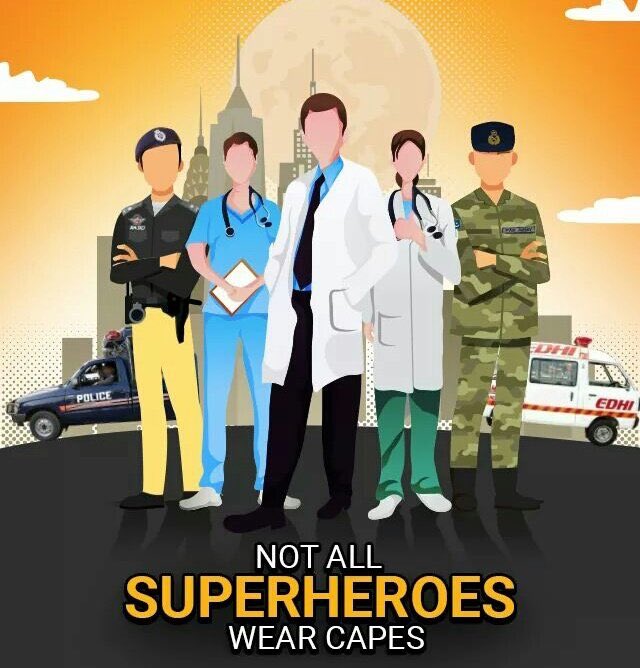 Not All Heroes Wear Capes Military