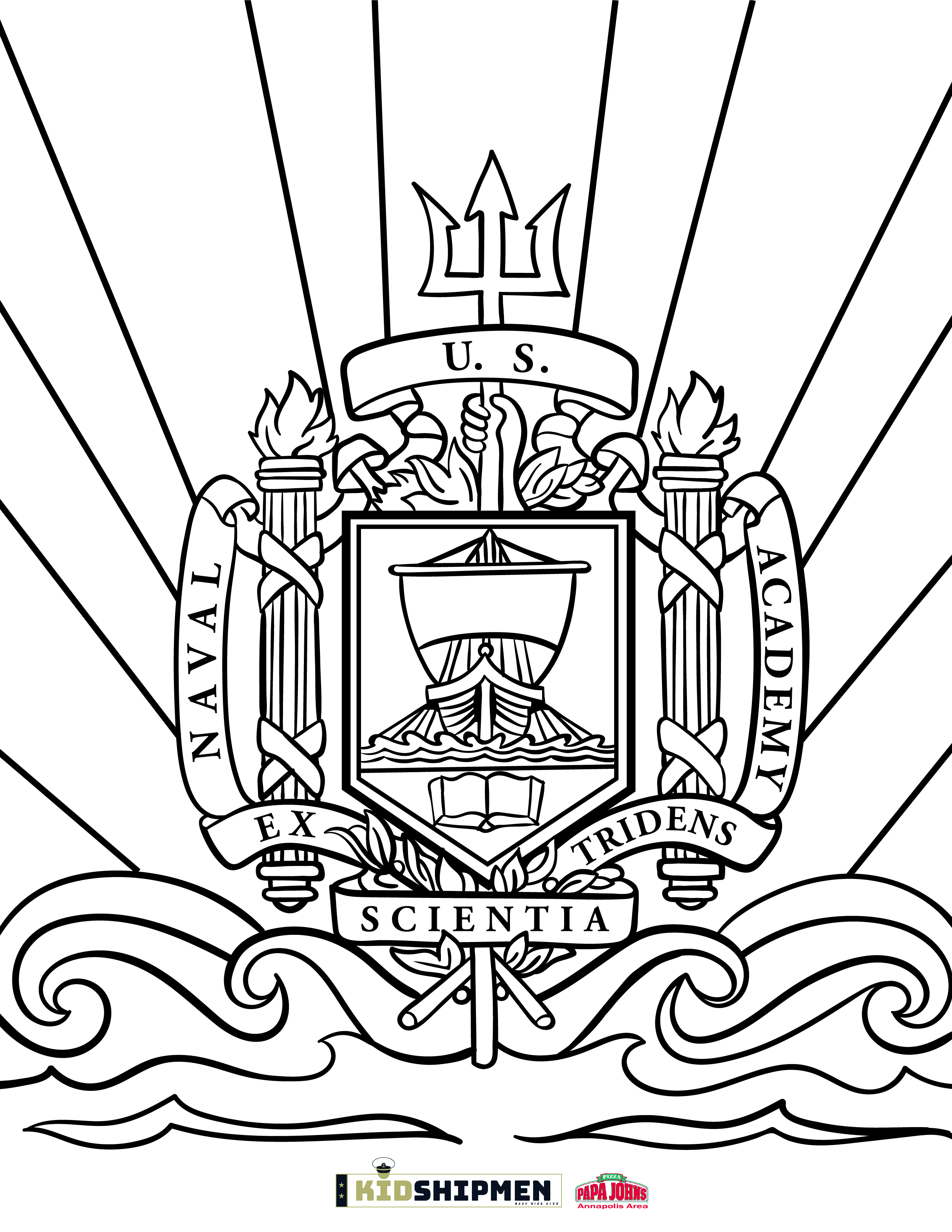 Printable Navy Coloring Pages