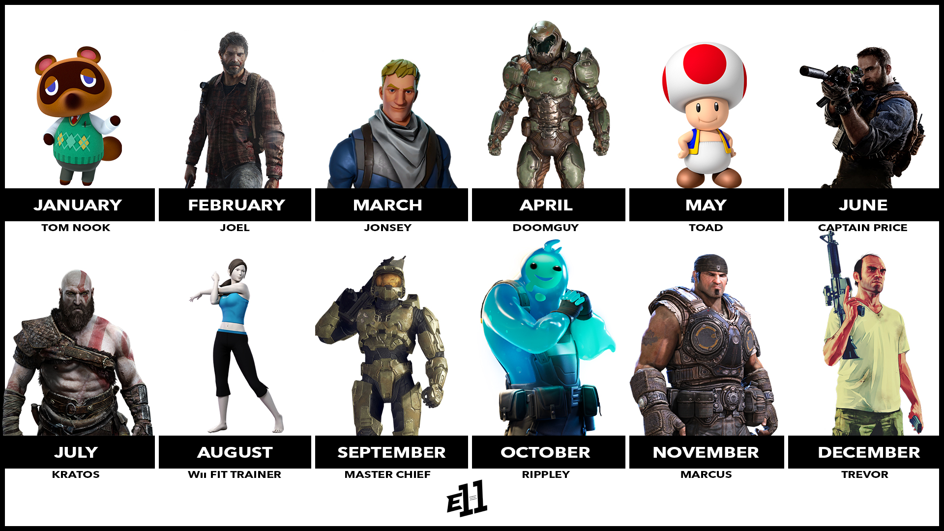Zombie Video Game Characters