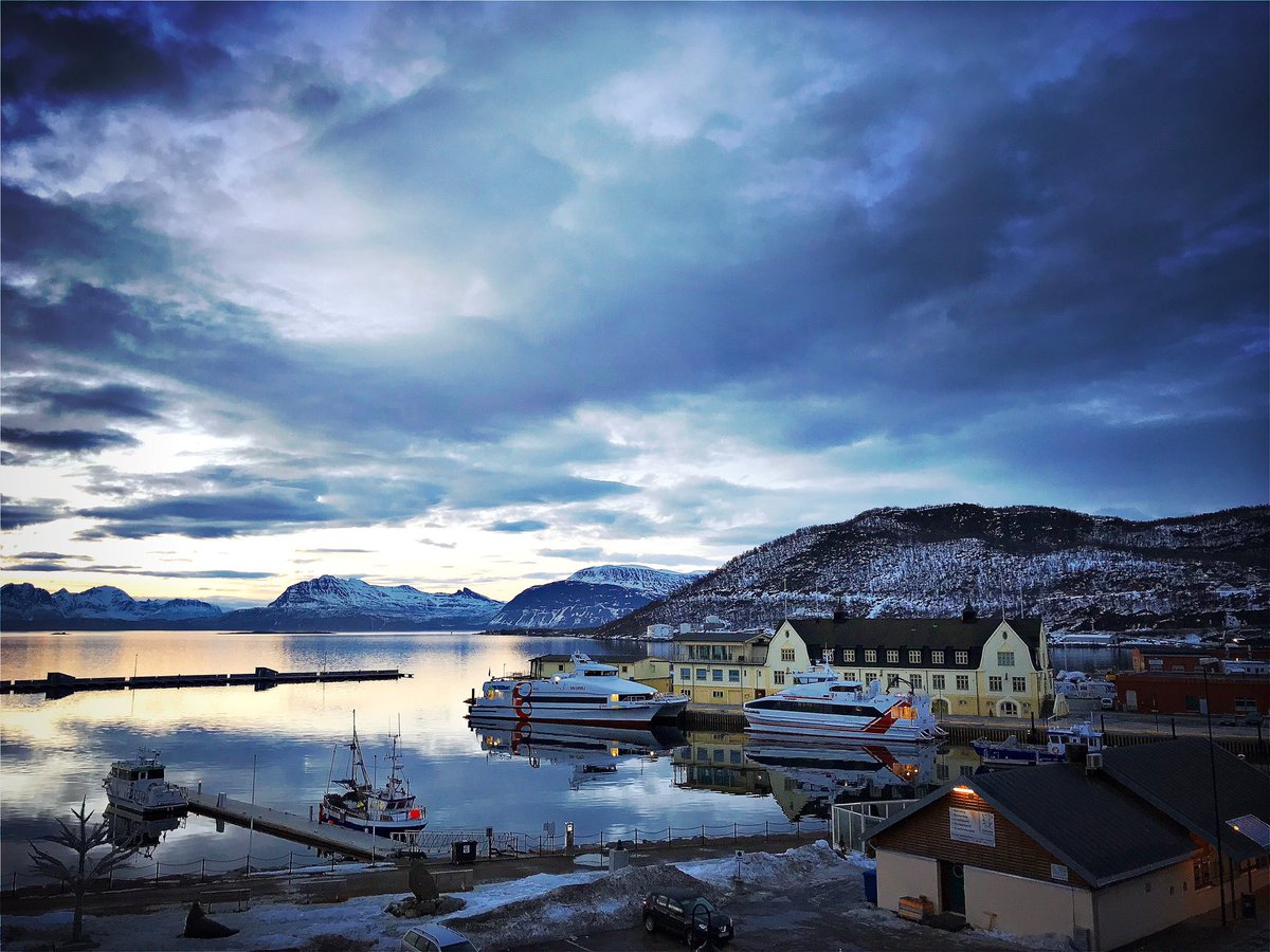 And here .. Harstad, Norway , 2018. 200 kilometres north of the Arctic ...