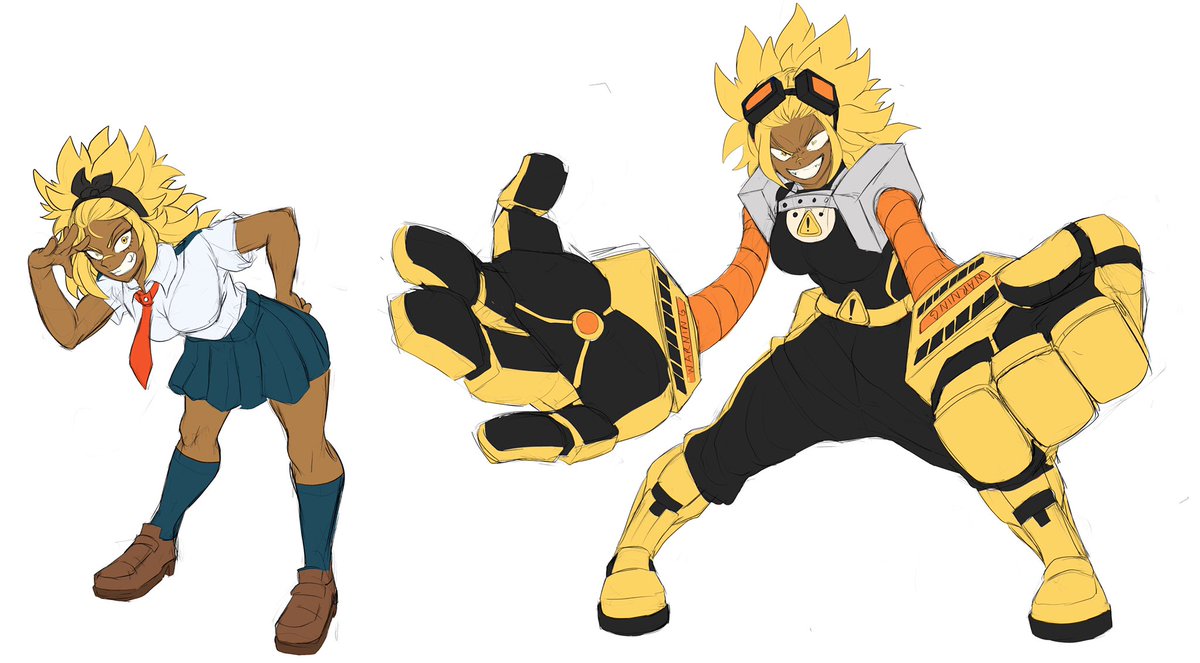 ヒロアカ「My other first year MHA OC, Her name is 」|Imani @ Splatoon 3!!!のイラスト