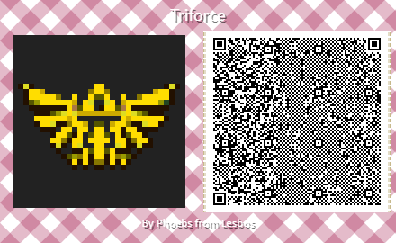 Animal Crossing New Leaf Qr Codes Zelda Flag