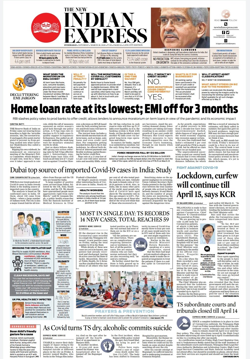 Indian Express Newspaper