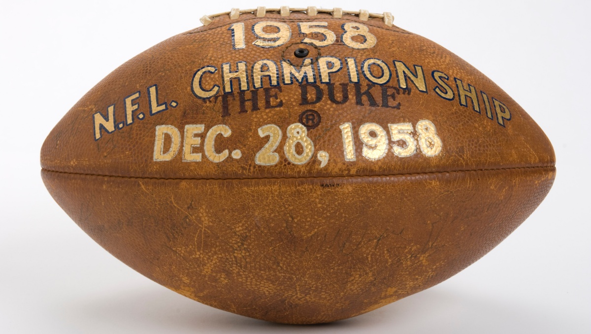 Checking in at 9 for our Top Historic Artifacts is the game ball from ...