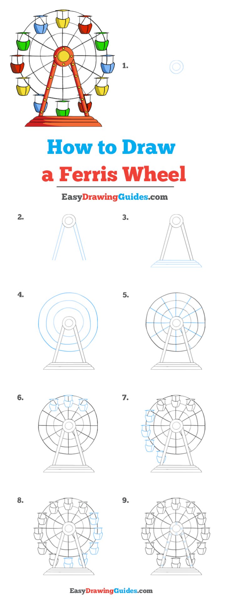 Wheel Drawing For Kids