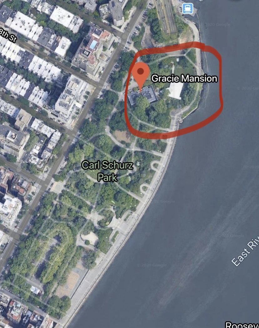 Gracie Mansion Aerial
