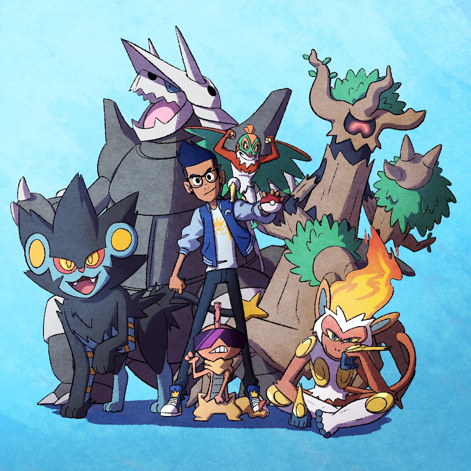 Pokemon Infernape Vs Luxray