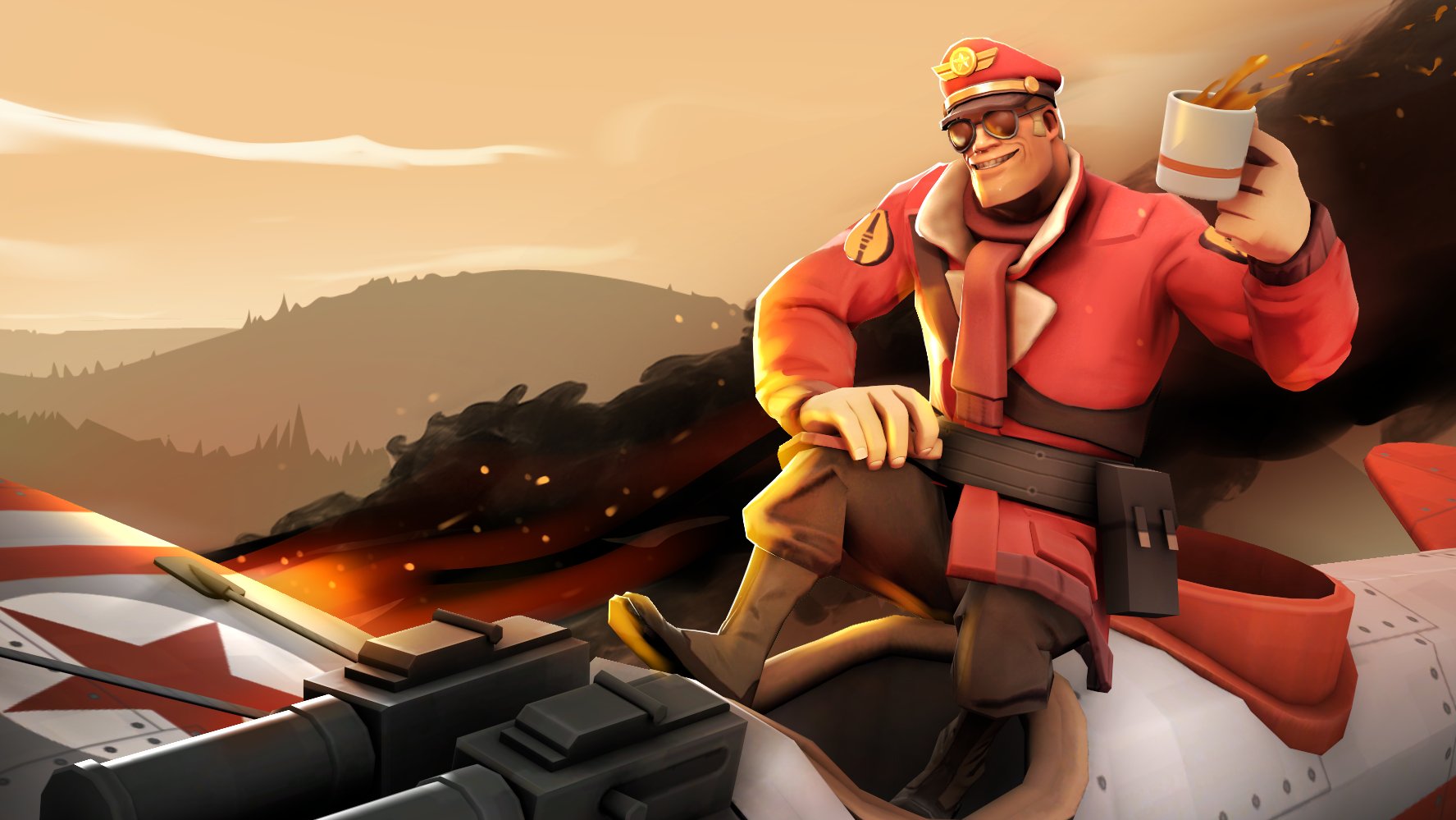 Tf2 Wallpaper Soldier Soldier (Team Fortress 2) | Villainous Benchmark