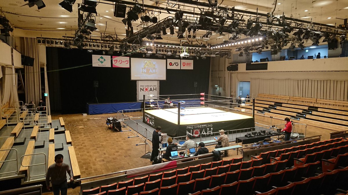 Live NOAH the CHRONICLE vol.2 in Korakuen Hall - Empty Arena Show ...