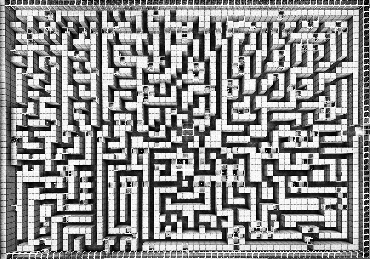 Minecraft Labyrinth Blueprint Wizards Maze Game Help Wizard Find Stock