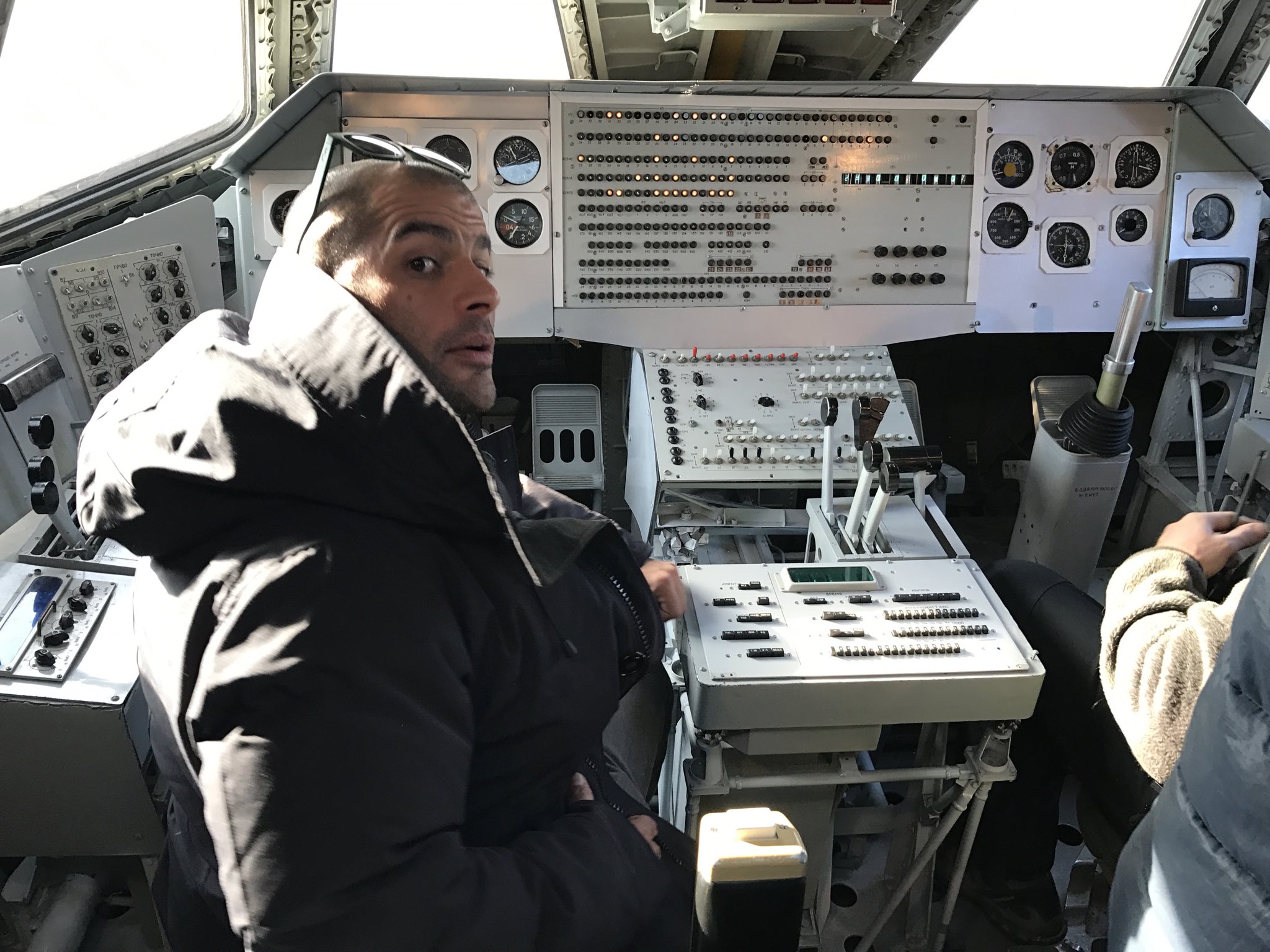 Russian Space Shuttle Cockpit