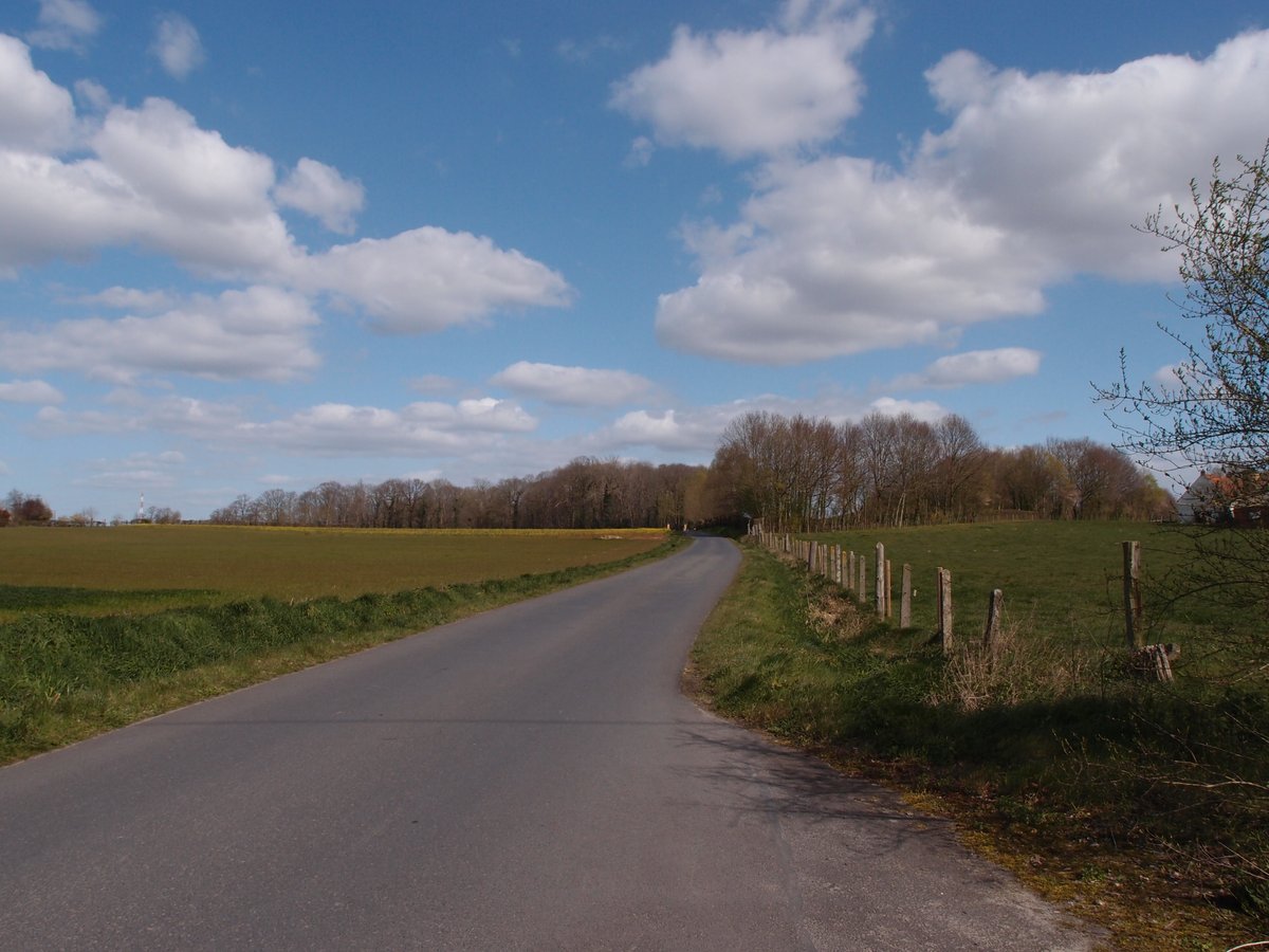 Frans Eggermont on Twitter: "Karmelberg in Waregem. Een sterke schrale wind blaast over het ...