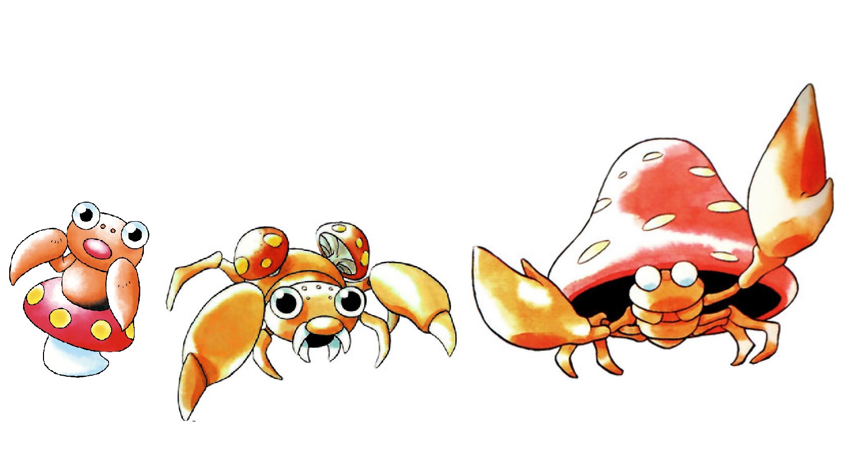 Pokemon Paras Evolution