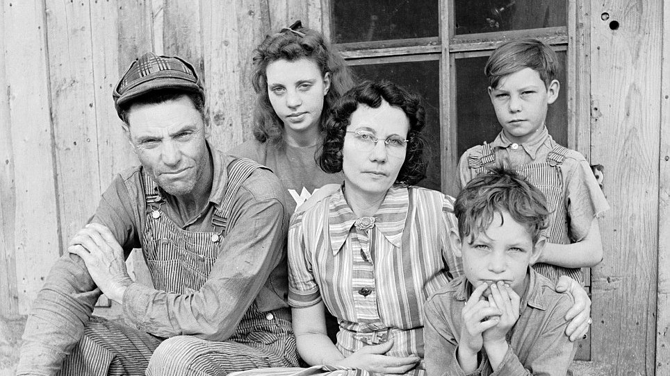 Great Depression Family Photos