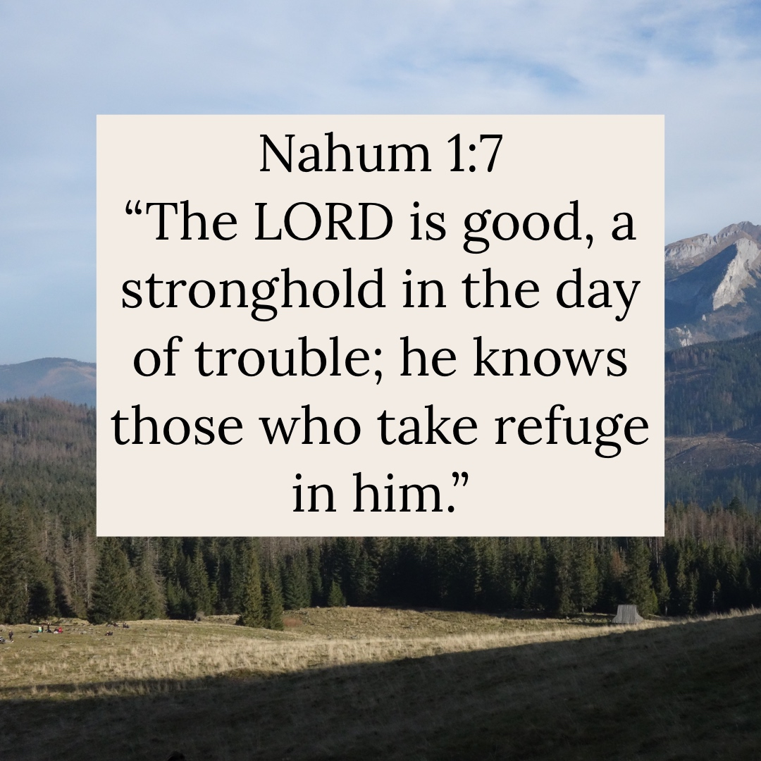mbffbc afc on Twitter: "Nahum 1:7 The LORD is good, a stronghold in the ...