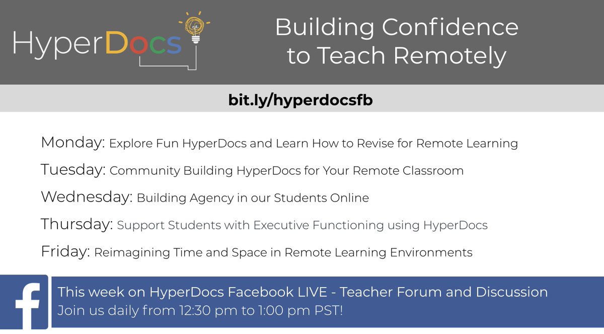 TeachersGiveTeachers on Twitter: "We are so excited to host a series of remote learning sessions ...