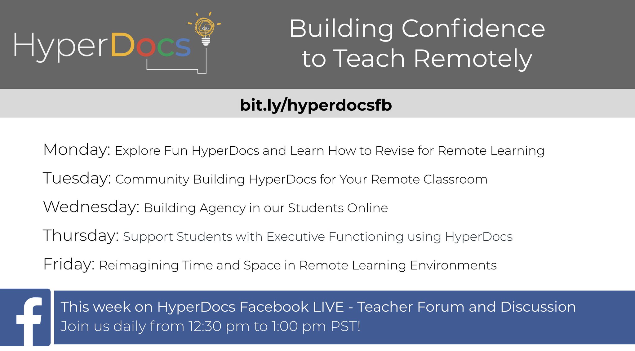 TeachersGiveTeachers on Twitter: "We are so excited to host a series of remote learning sessions ...