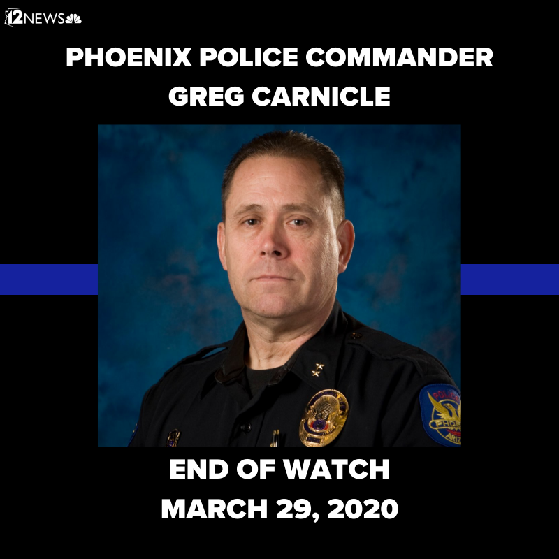 RIP Phoenix Police Commander Greg Carnicle. Carnicle was shot at the ...