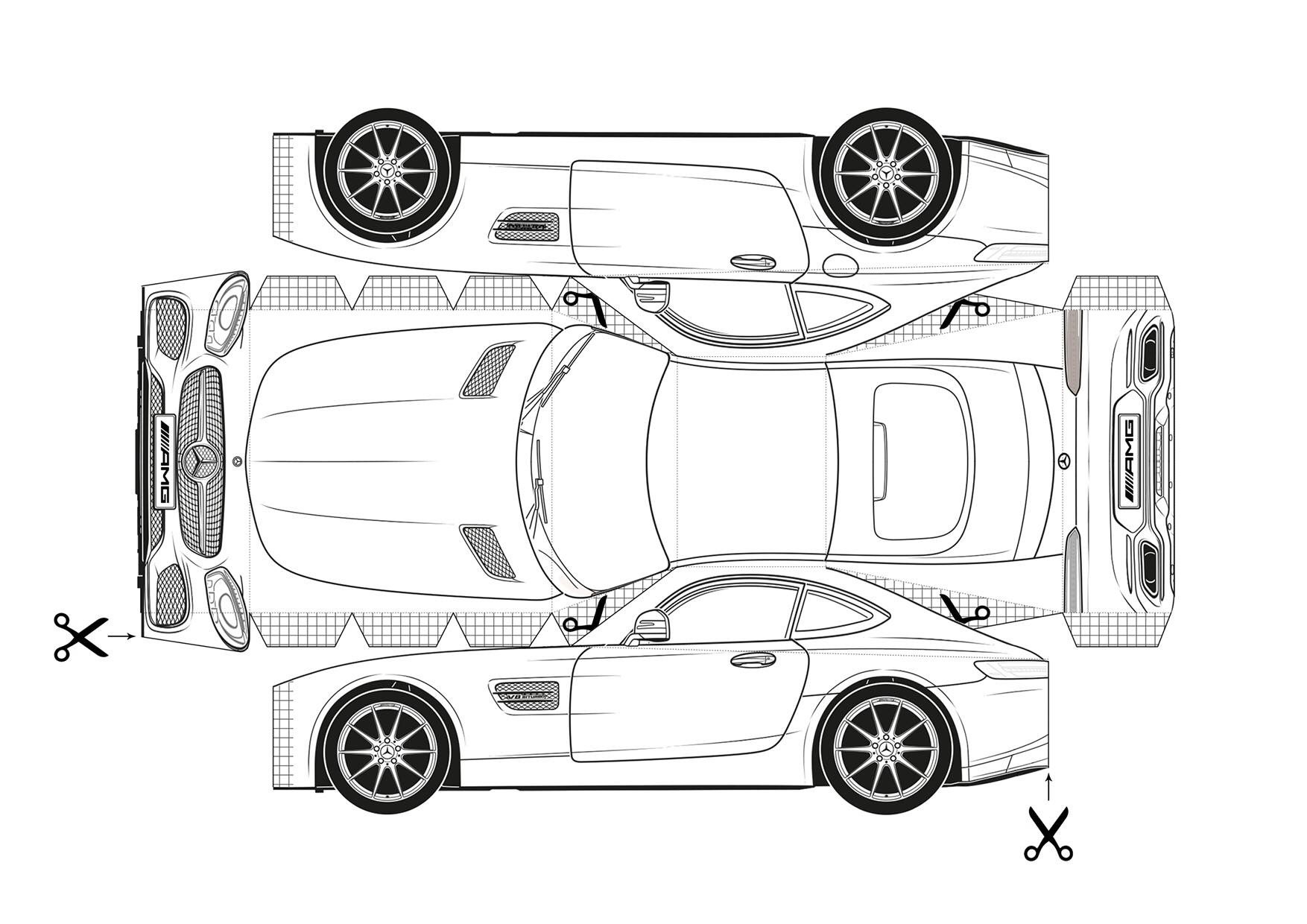 Papercraft Car Template