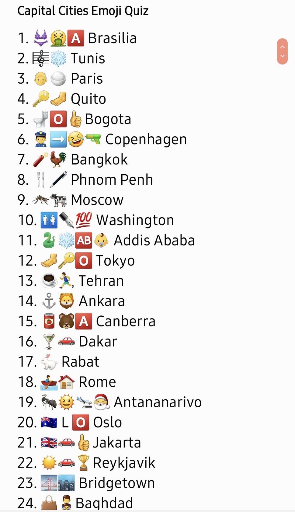 Emoji Questions And Answers