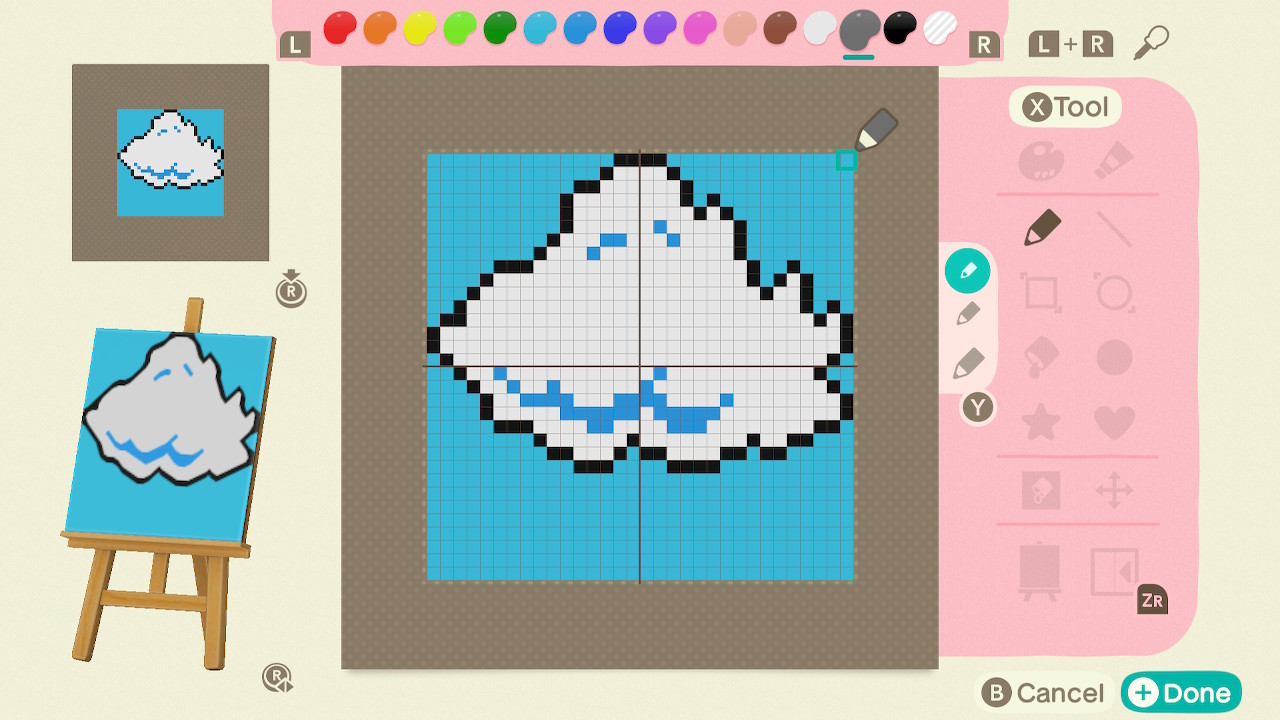 Mario Cloud Sprite