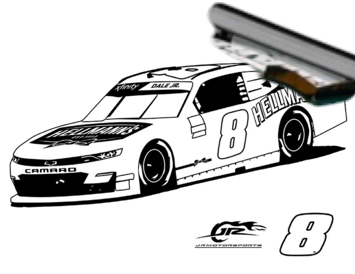 Nascar Dale Jr Coloring Pages