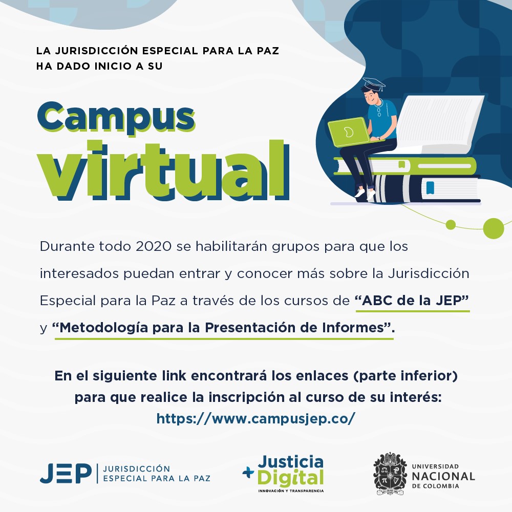 Jurisdicción Especial para la Paz on Twitter: "Buenas Noticias: La #JEP y la Universidad ...
