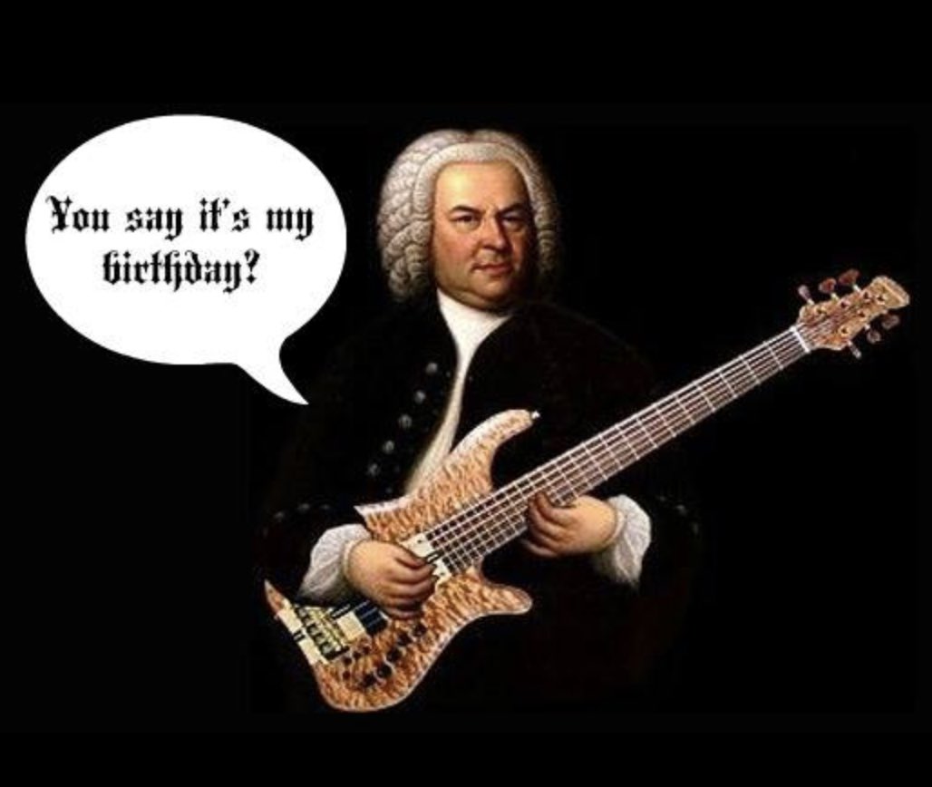 Bach Birthday Meme Acrylic Bach Flip Back Johann Sebastian Classical