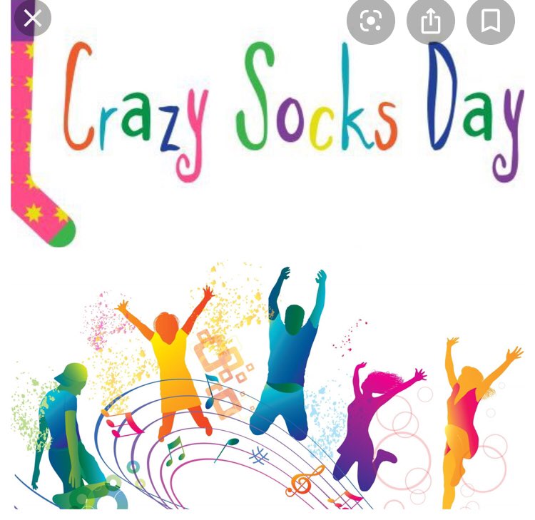 Crazy Sock Day Clip Art