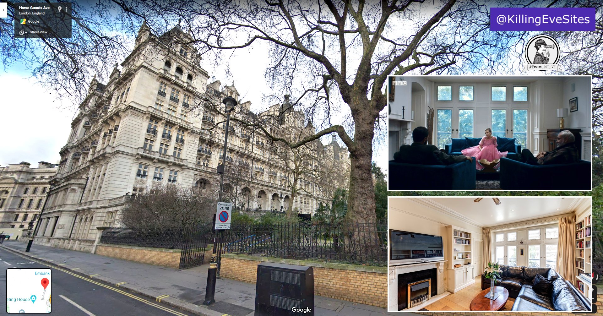 Killing Eve filming locations on Twitter: "When Konstantin makes Villanelle take a psychological ...