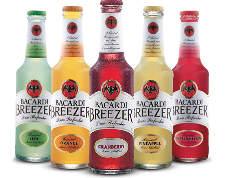 Bacardi Breezers Flavors